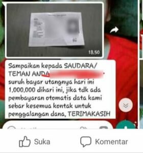 12 Contoh Sebar Data Pinjol (Kontak, Pesan dan Foto) - Idekredit